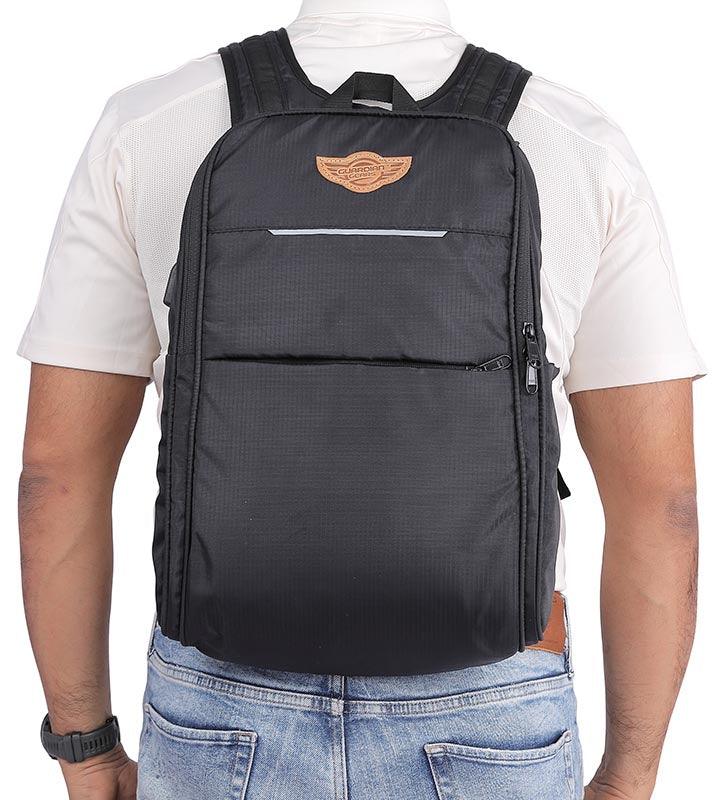 Guardian Gears Robin 30L Laptop Backpack (Charcoal Black) with Waterpr ...